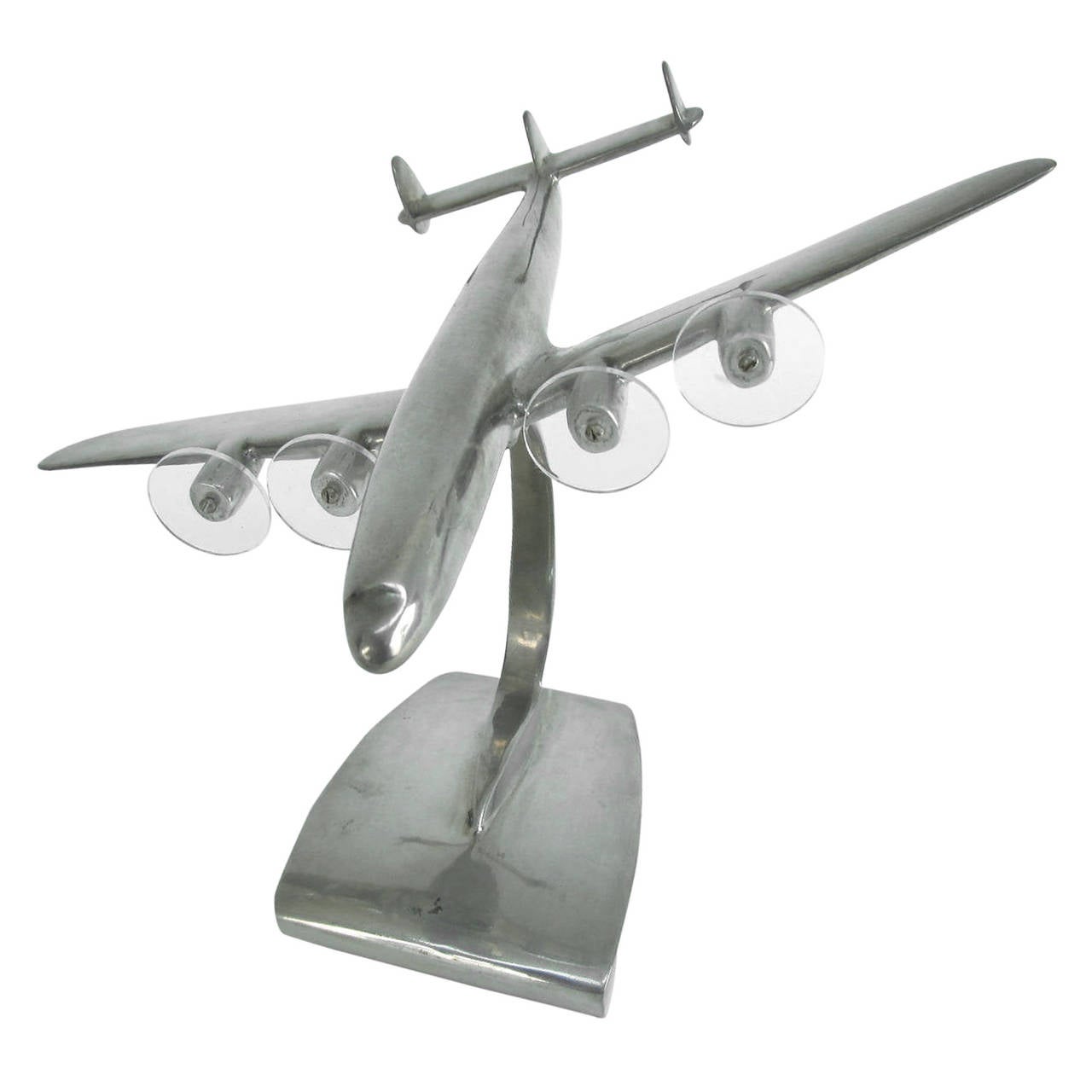 Lockheed Constellation Aluminum and Lucite Desk Model For Sale at 1stDibs