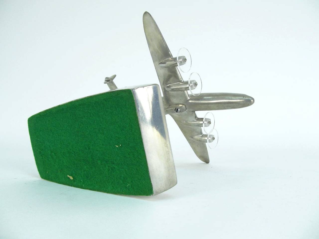 Lockheed Constellation Aluminum and Lucite Desk Model For Sale at 1stDibs