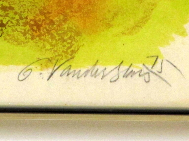 George Vander Sluis (1915 - 1984) Watercolor and Oil on Paper 1975 at ...