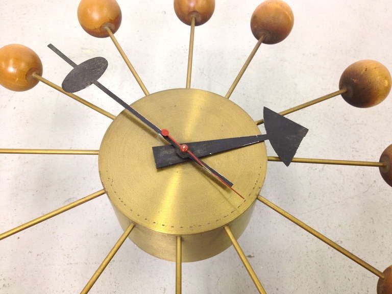 Early Vintage Original George Nelson Ball Clock for Howard Miller at ...