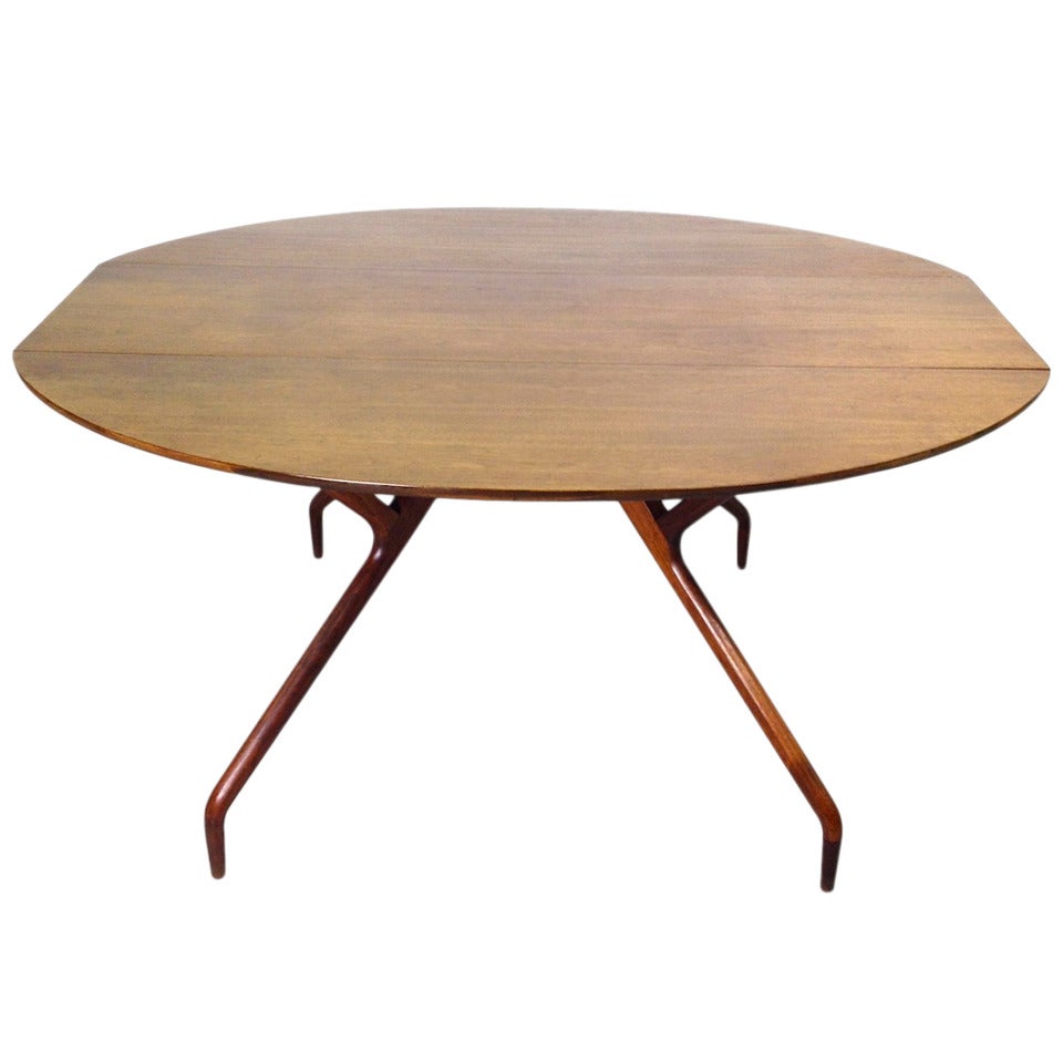 Greta Grossman Spider Leg Drop Leaf Dining Table for Glenn of Califonia ...