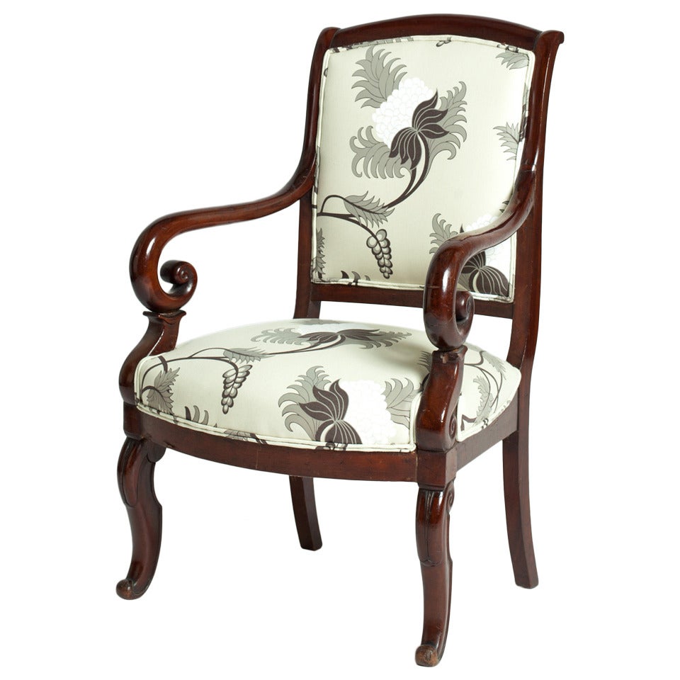 19th c. Charles X Armchair at 1stDibs