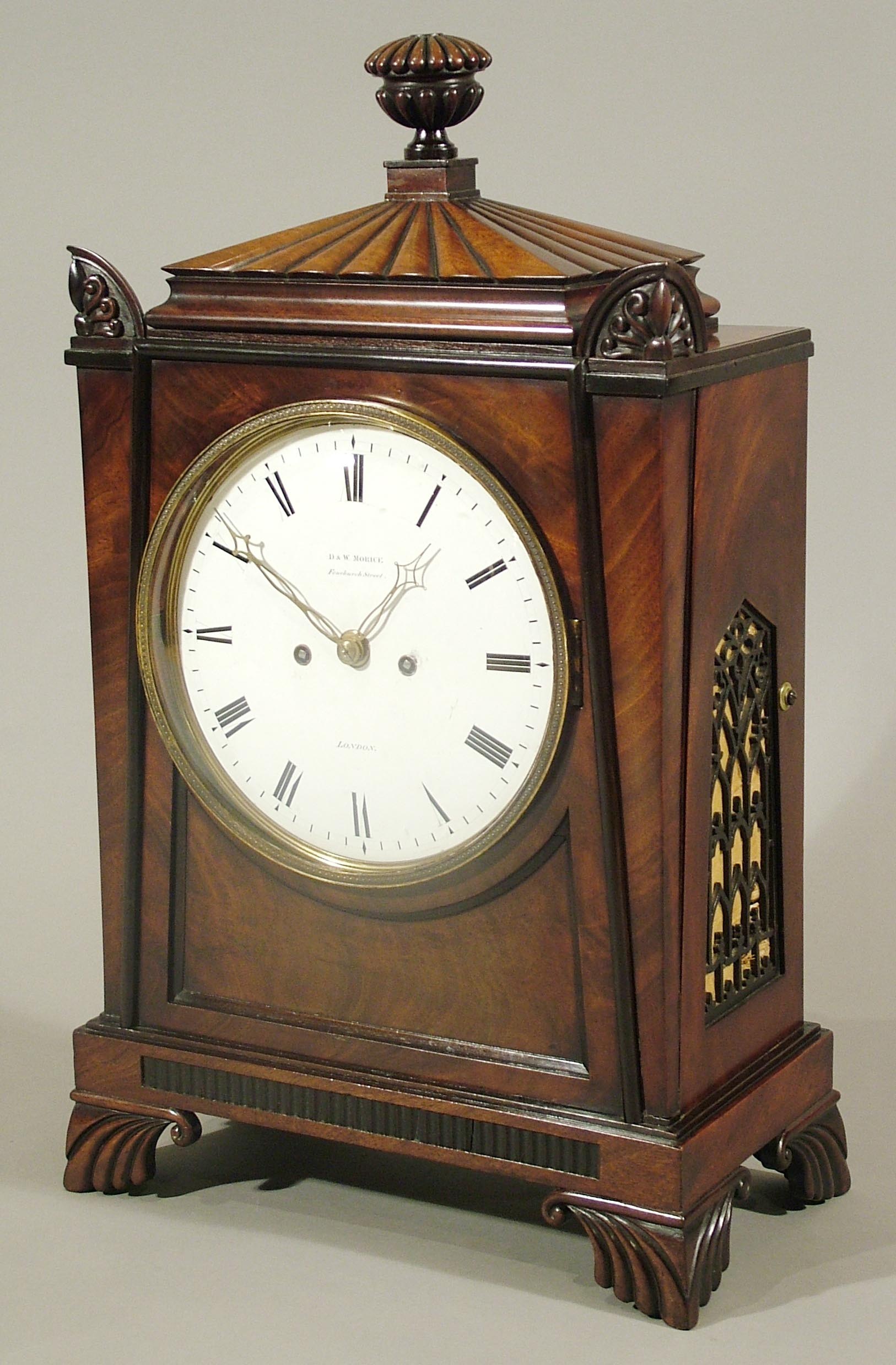 A Fine Regency Antique Bracket Clock in the Taste of Thomas Hope at 1stDibs