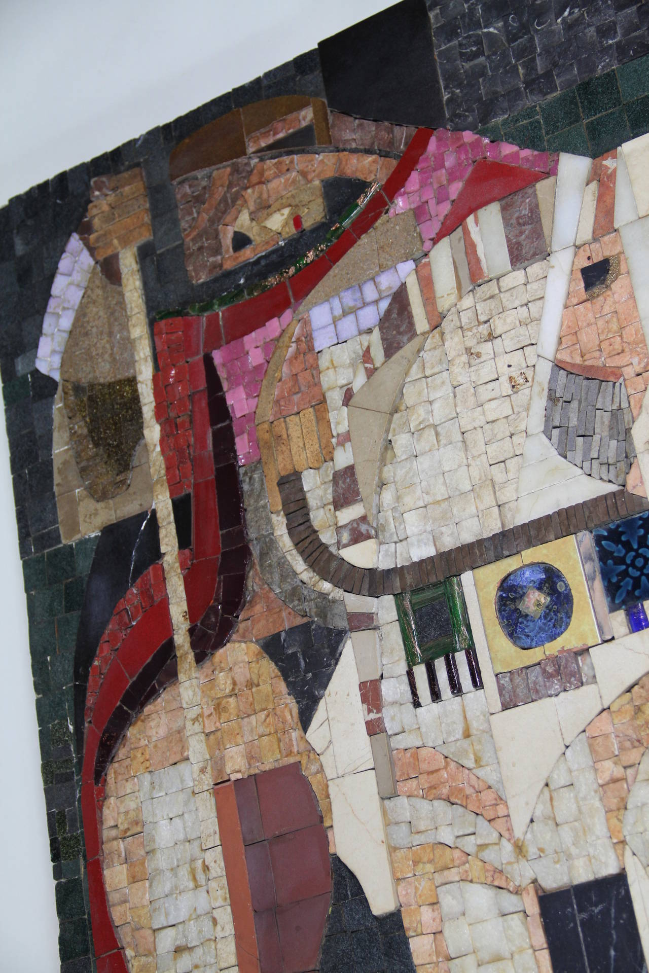 Marble Mosaic of Saint George and the Dragon For Sale at 1stDibs