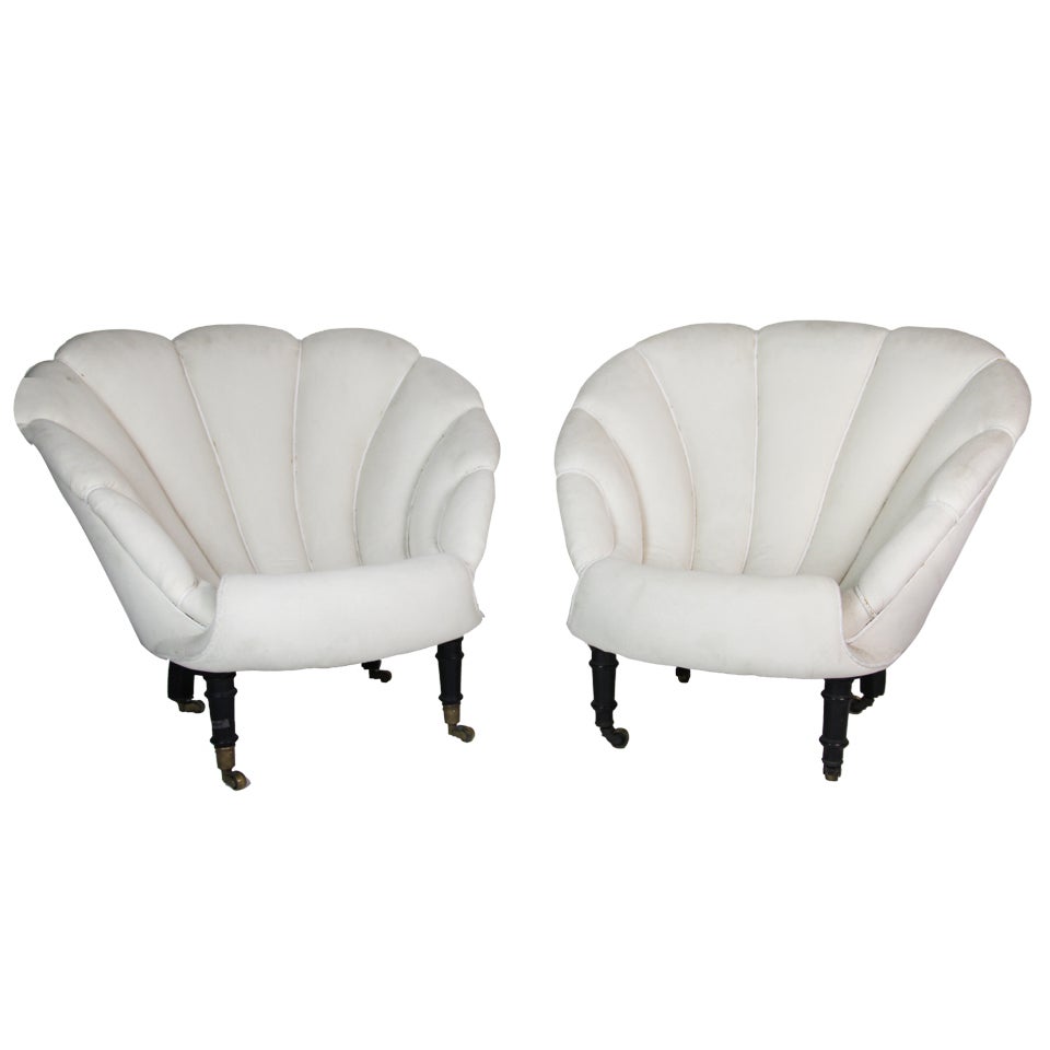 Shell Shape Armchairs For Sale at 1stDibs