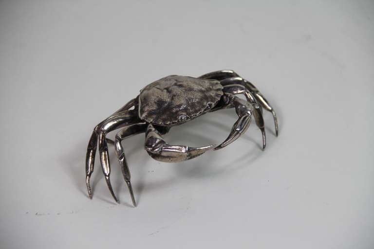 Sterling Silver Crab at 1stDibs