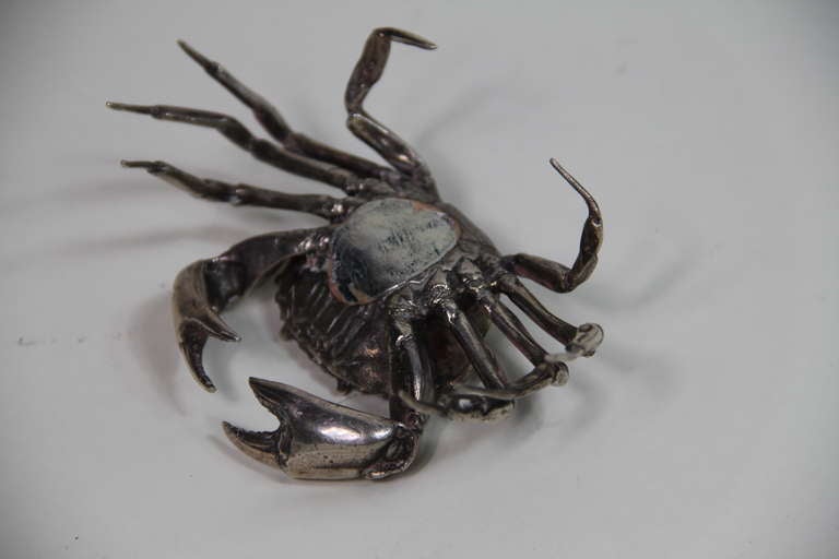 Sterling Silver Crab at 1stDibs
