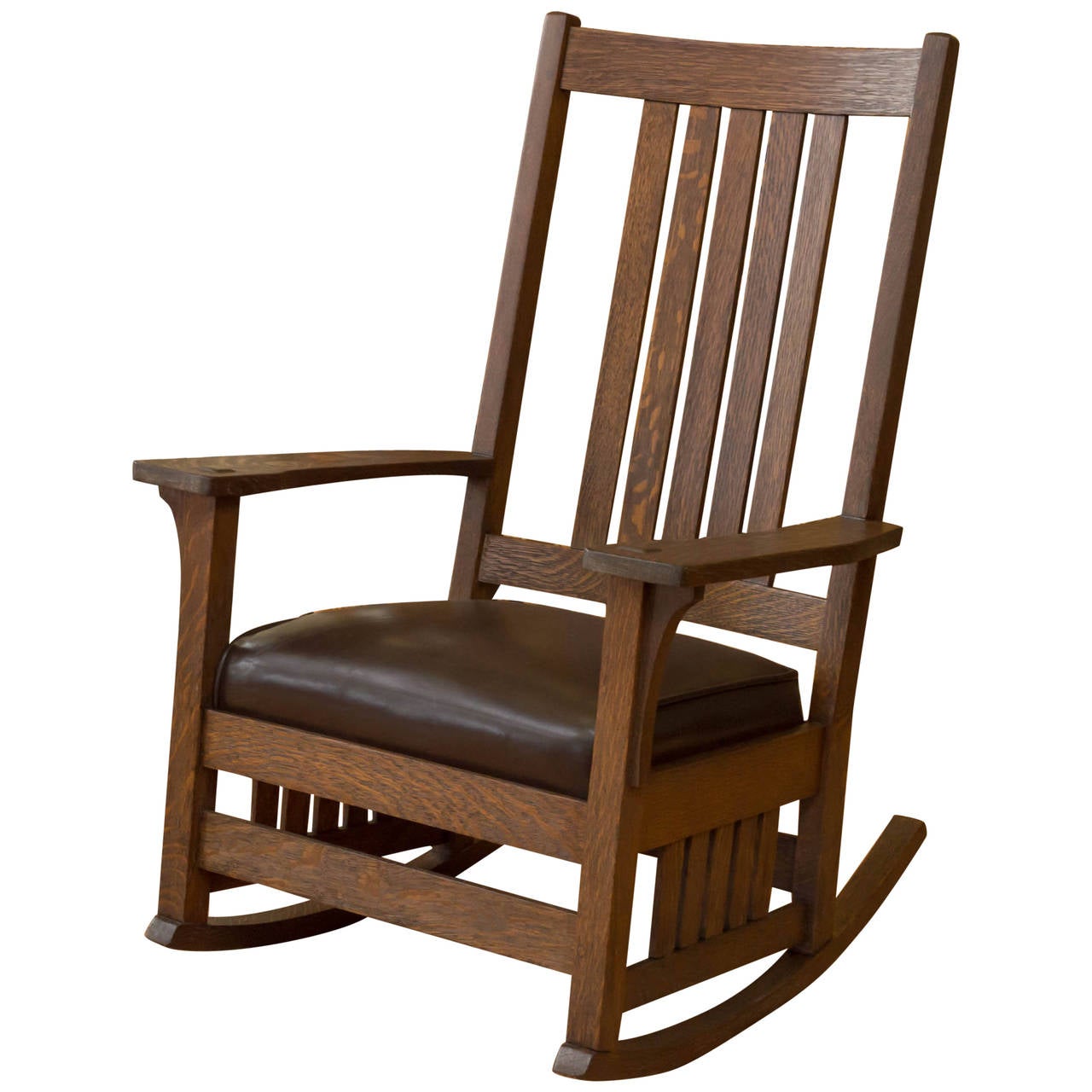 L. and J.G. Stickley Rocker at 1stDibs | stickley rocking chairs, l and ...
