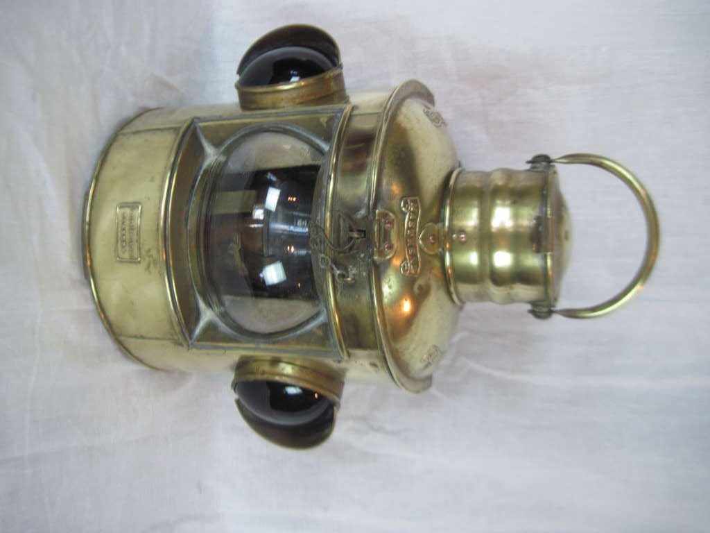 Simpson Lawrence and Co. Brass Lantern at 1stDibs