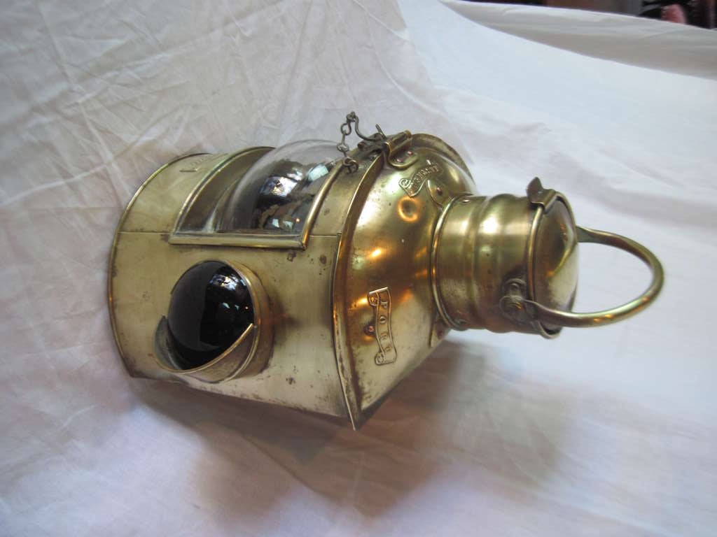 Simpson Lawrence and Co. Brass Lantern at 1stDibs