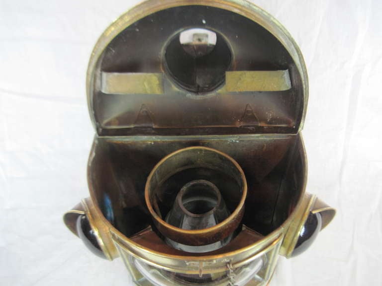 Simpson Lawrence and Co. Brass Lantern at 1stDibs