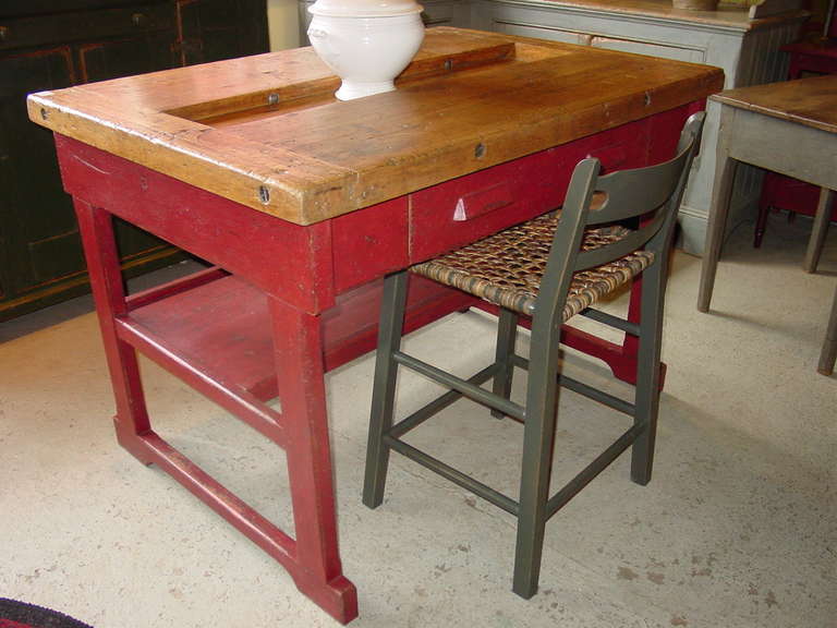 WorkBench / Counter For Sale at 1stDibs | counter height workbench