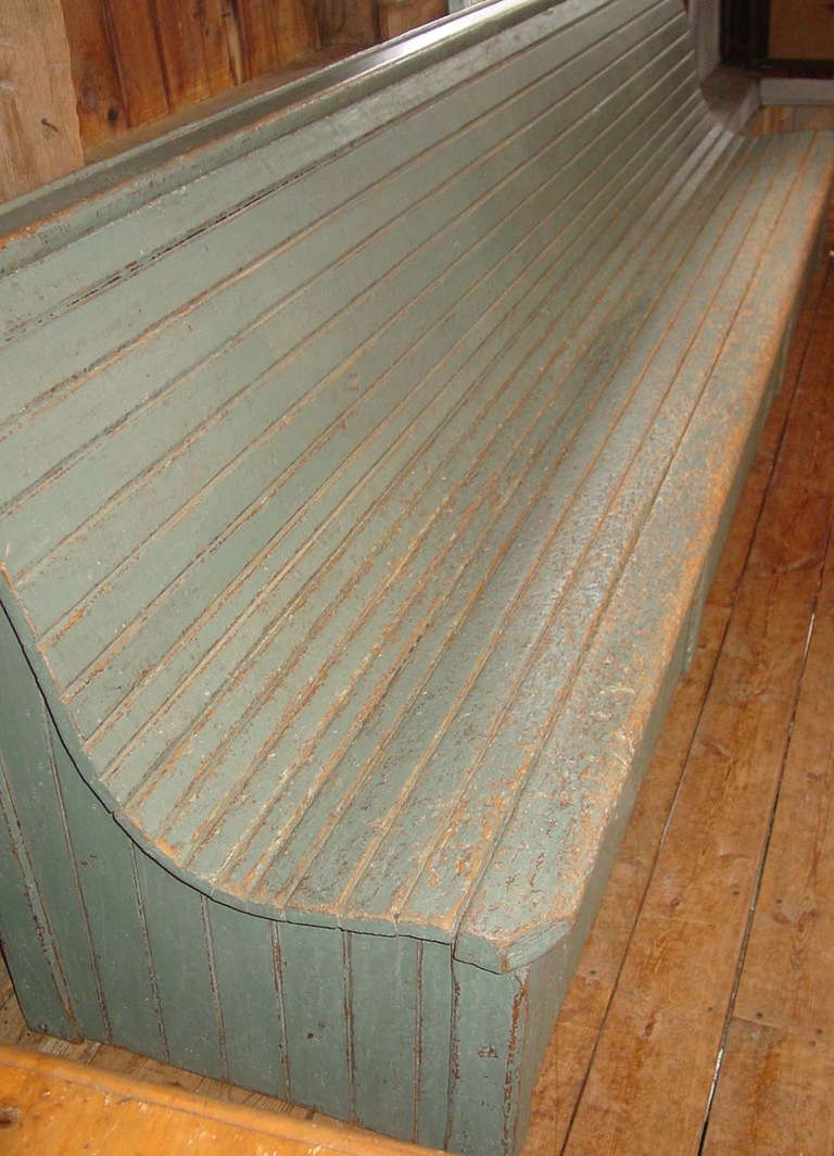 Enormous Train Station Bench at 1stDibs