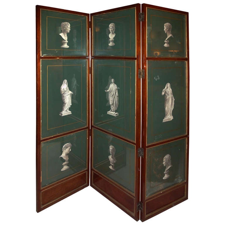 A Neoclassical style Screen For Sale at 1stDibs