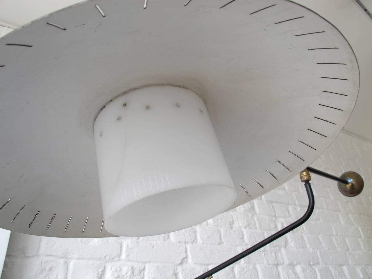1950s Wall Counter-Weight Lamp by Maison Arlus at 1stDibs