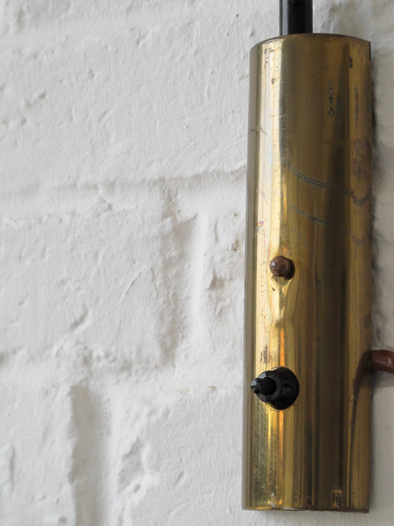 1950s Wall Counter-Weight Lamp by Maison Arlus at 1stDibs