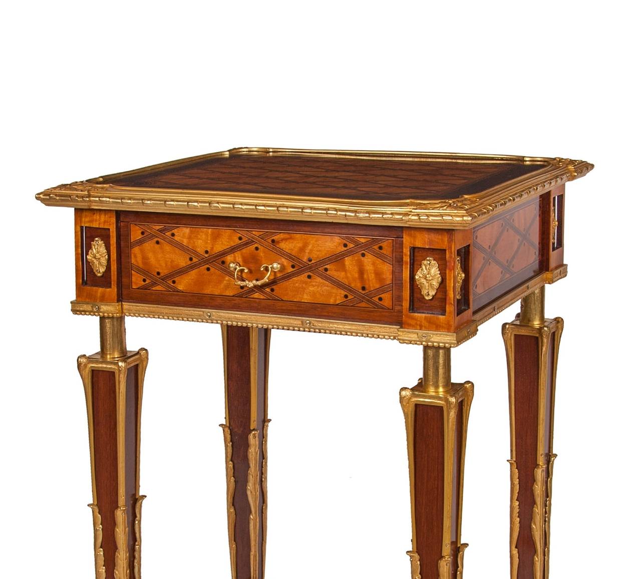 Pair of Parquetry Occasional Tables by Donald Ross at 1stDibs