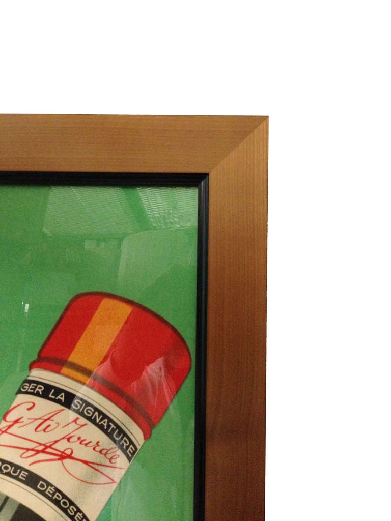 Large Framed 1930's French Cordial Medoc Poster by Henri Lemonnier at ...