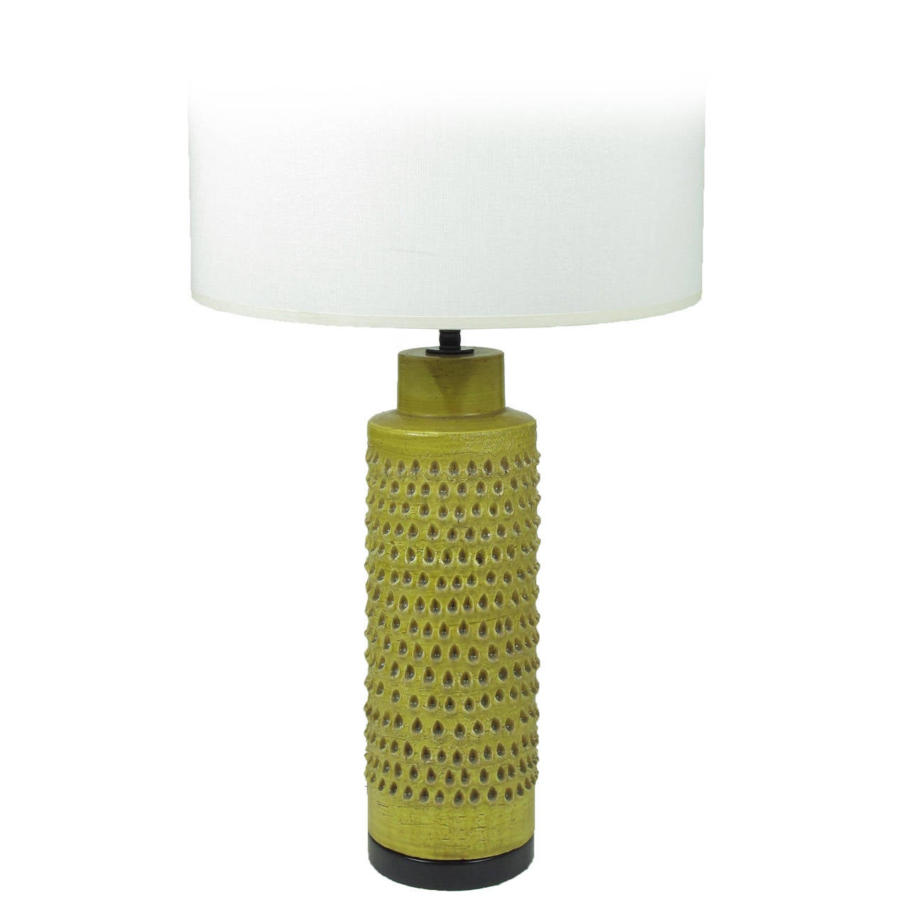 Bitossi Lamp Base in Chartreuse Yellow Glaze at 1stDibs | yellow lamp base