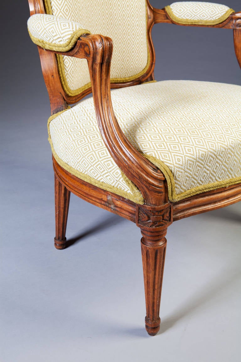 Pair of French Louis XV Fauteuils by Nicolas Courtois, circa 1770 at ...