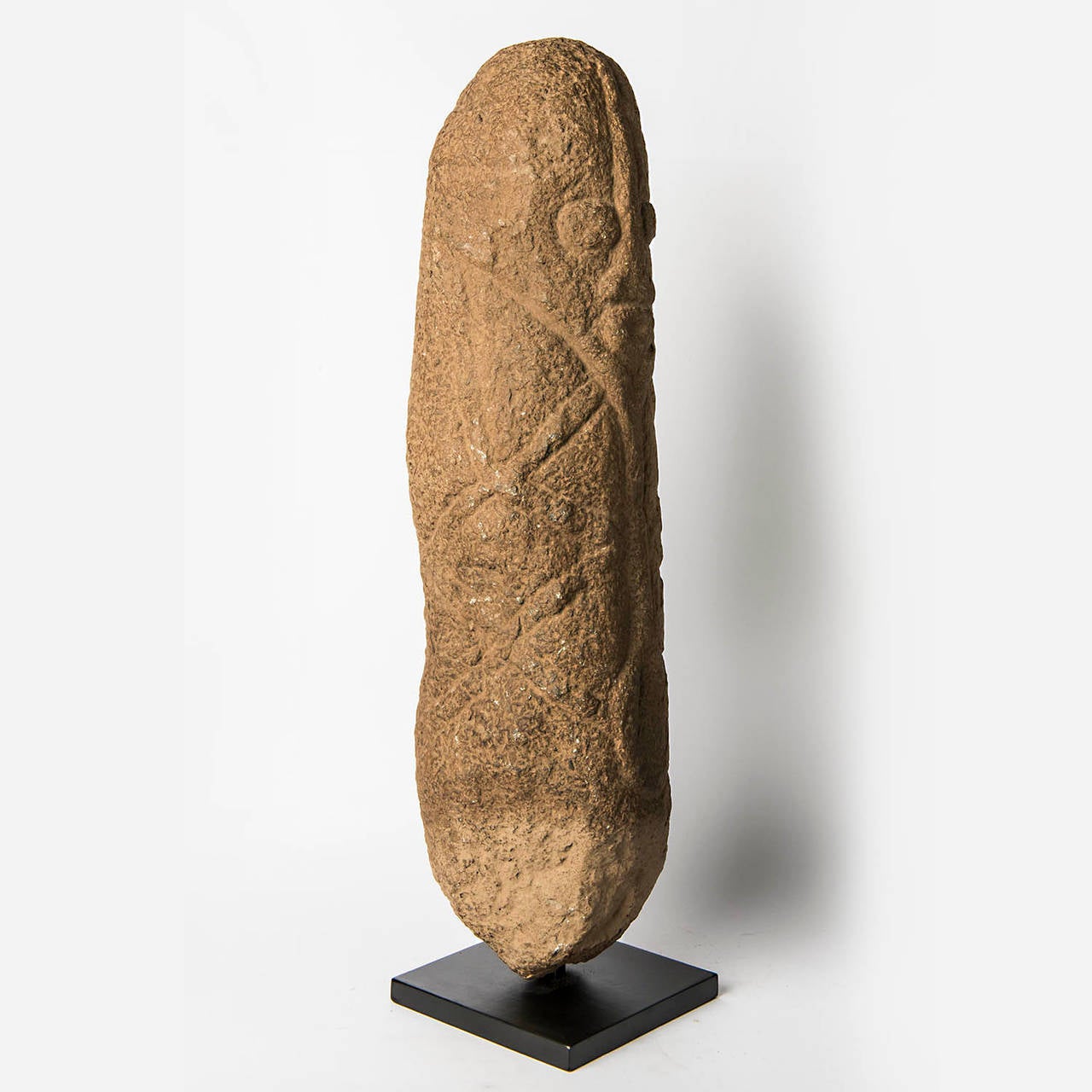 African Akwanshi Monolithm Ekoi Crossriver - Nigeria - 16th Century For ...