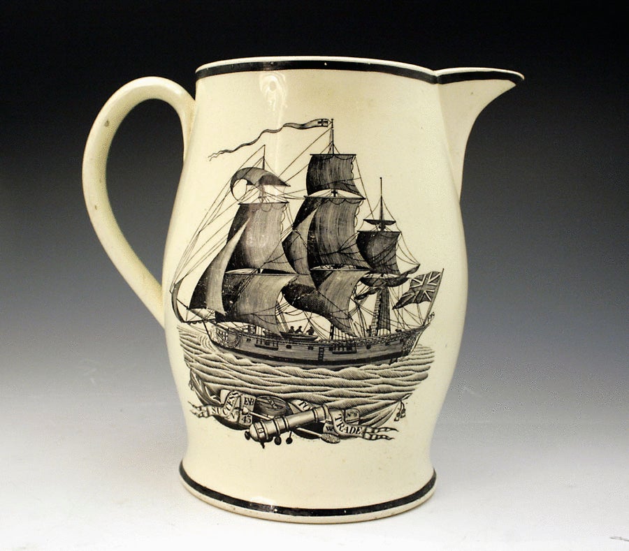 Creamware Pottery Commemorative Of Nelson at 1stDibs
