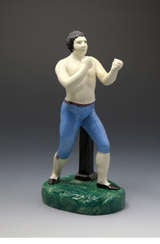 Antique Scottish Pottery Figure of Tom Cribb the English Boxer at 1stdibs