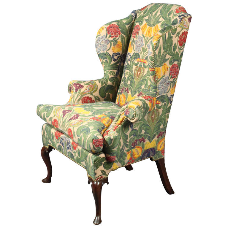 Antique Wing Chair at 1stDibs