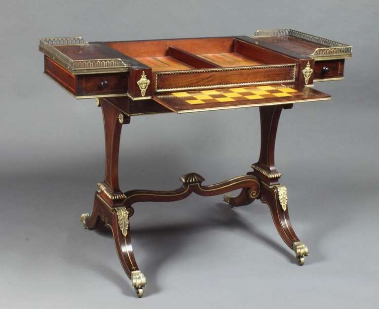Regency Games Table at 1stDibs