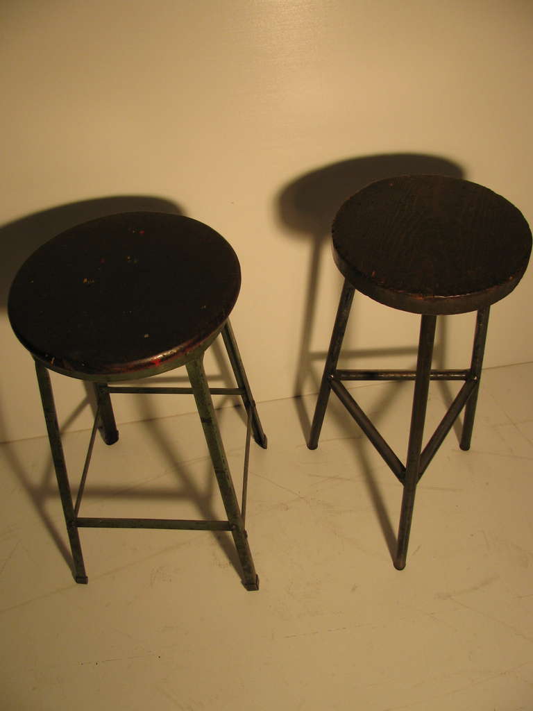 Industrial Machine Shop Stools at 1stDibs