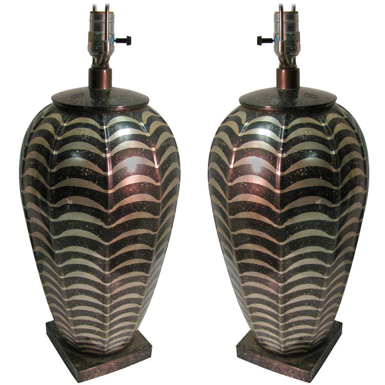 Chrome Table Lamp by Jay Spectre at 1stDibs