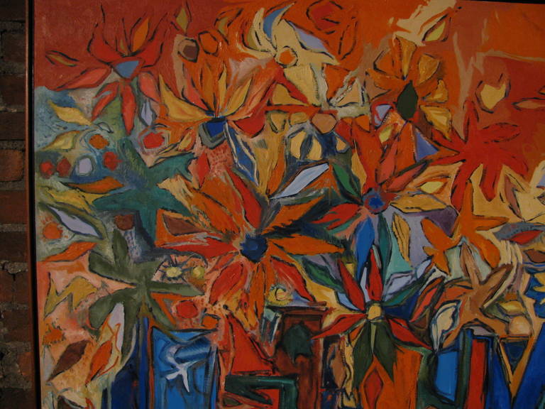 New York Artist Alan Levine Mid-Century Oil on Canvas at 1stDibs | alan ...