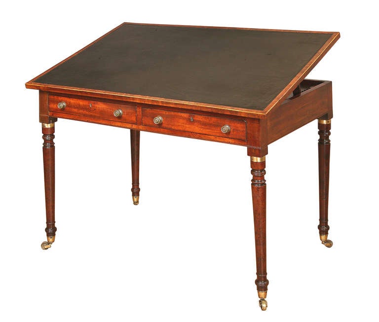 Georgian Campaign Writing Table at 1stDibs