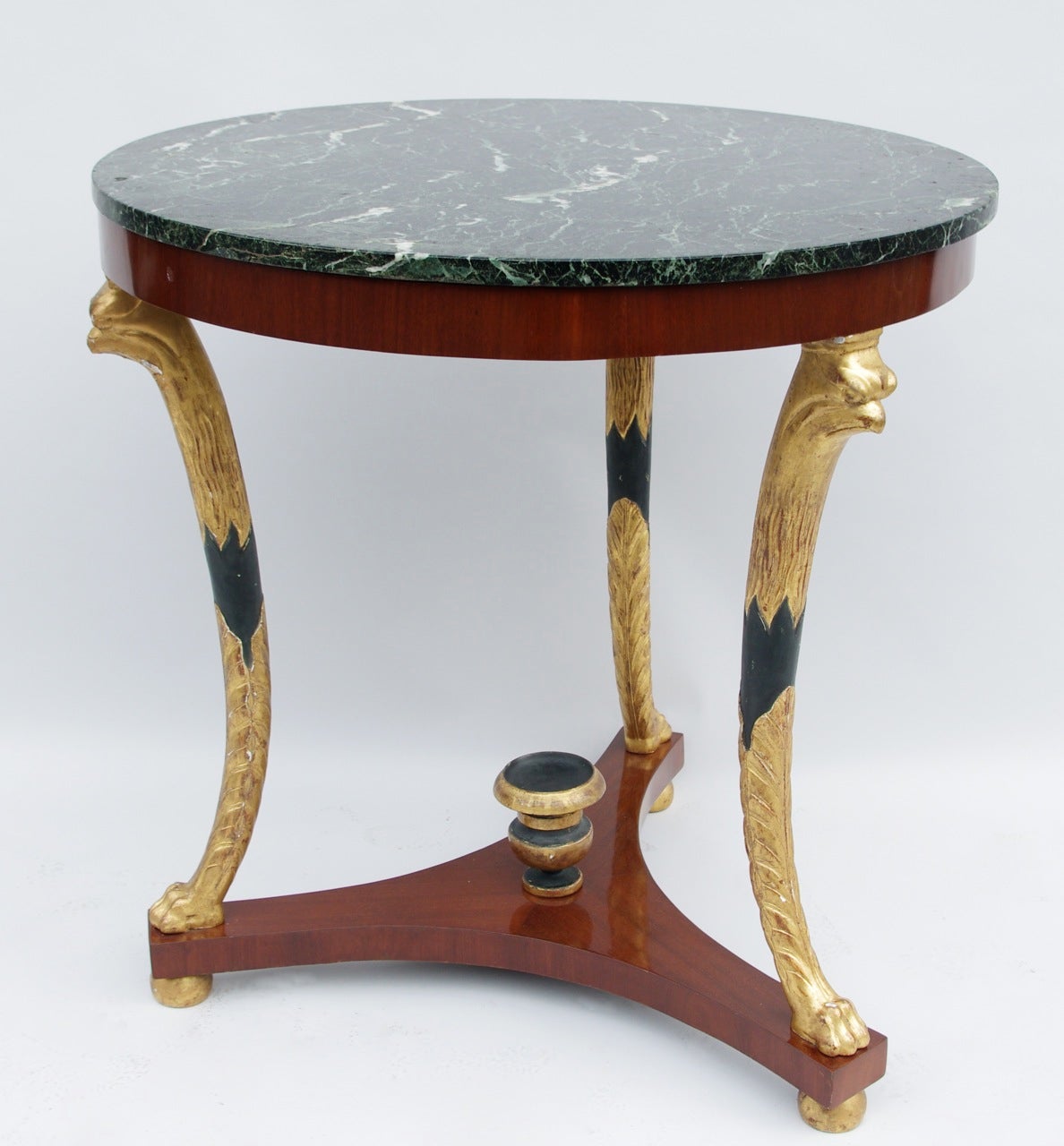 Elegant Empire period Pedestal Table at 1stDibs