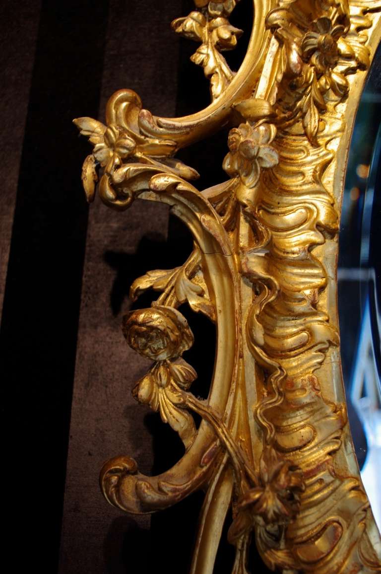 1880 Rococo Mirror in stucco at 1stDibs | rococo mirrors, roccoco ...