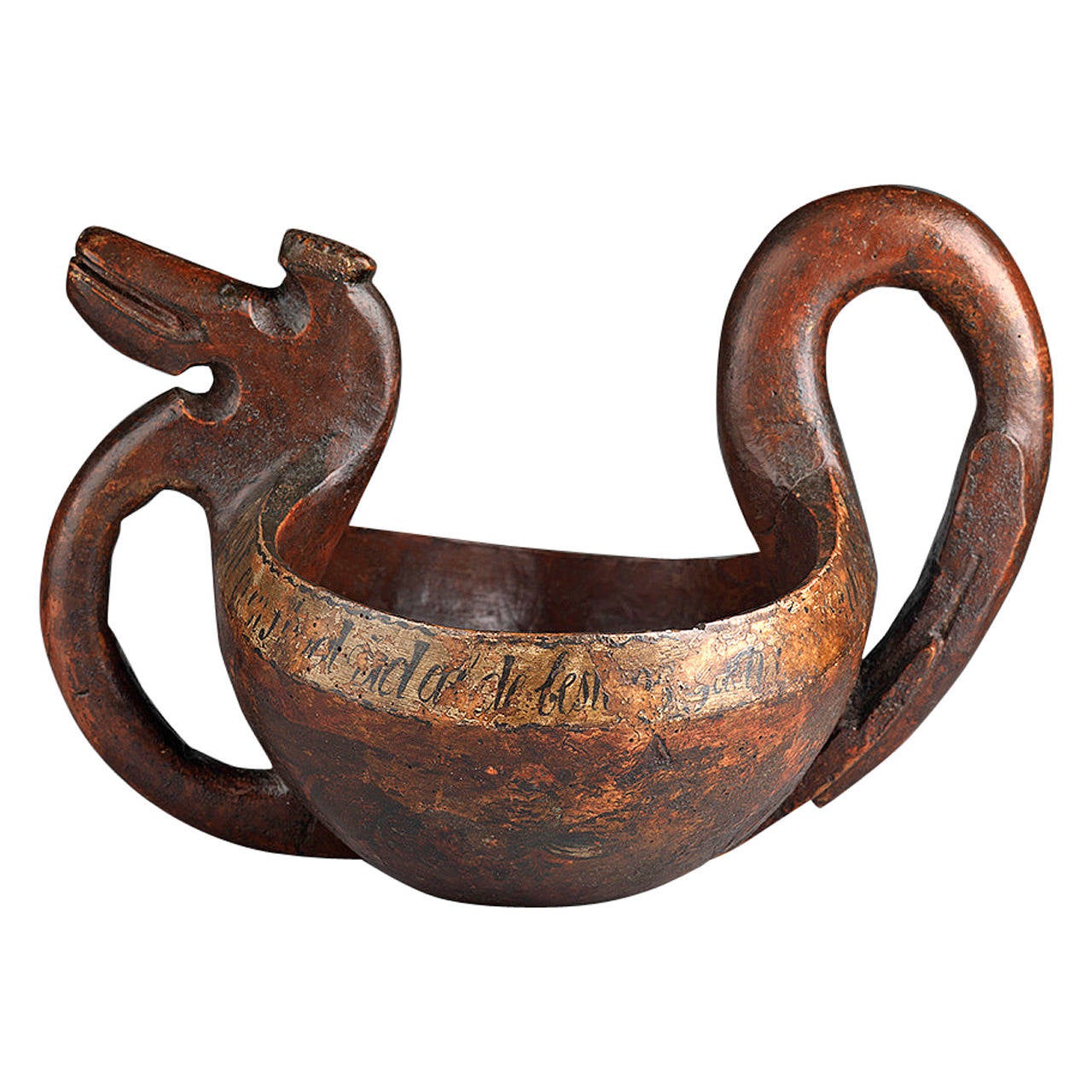 Exceptional Rare Large Dragon Form Ceremonial Kasa at 1stDibs