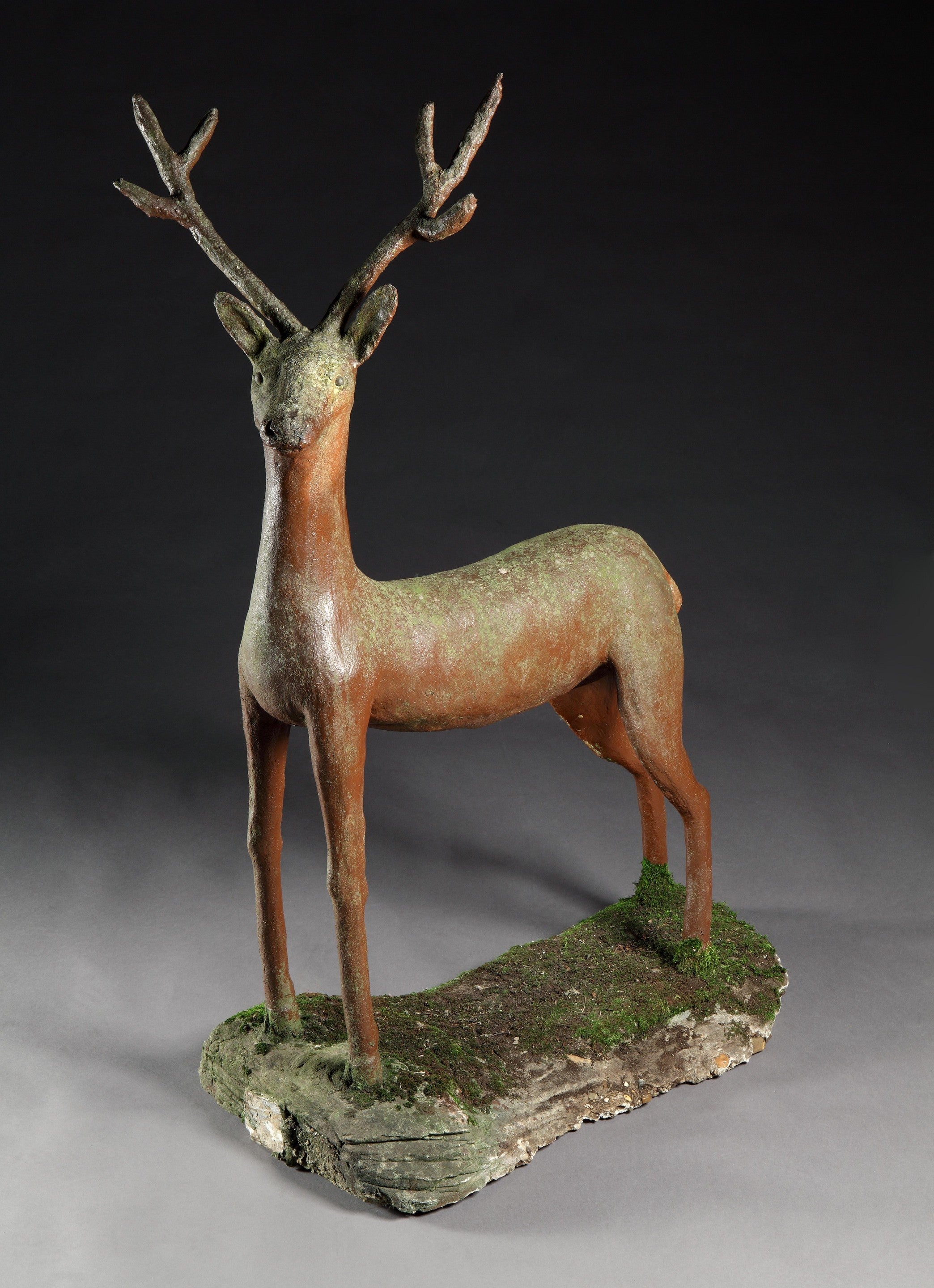 Standing Six Pointed Stag at 1stDibs