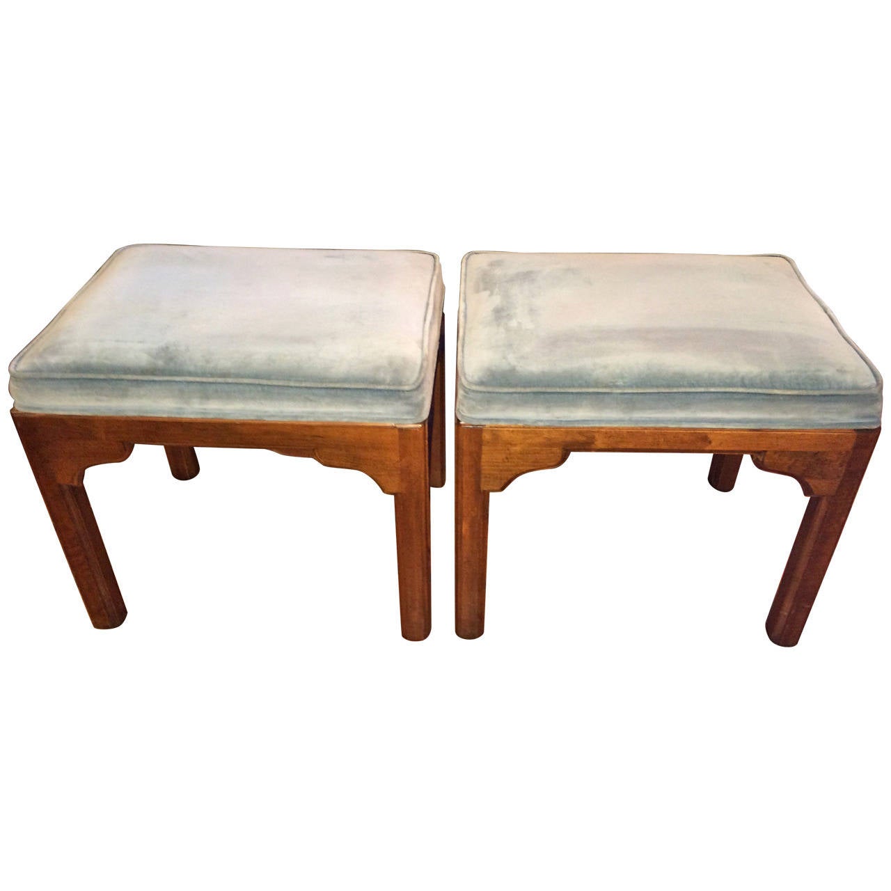 Pair of Ethan Allen Stools at 1stDibs