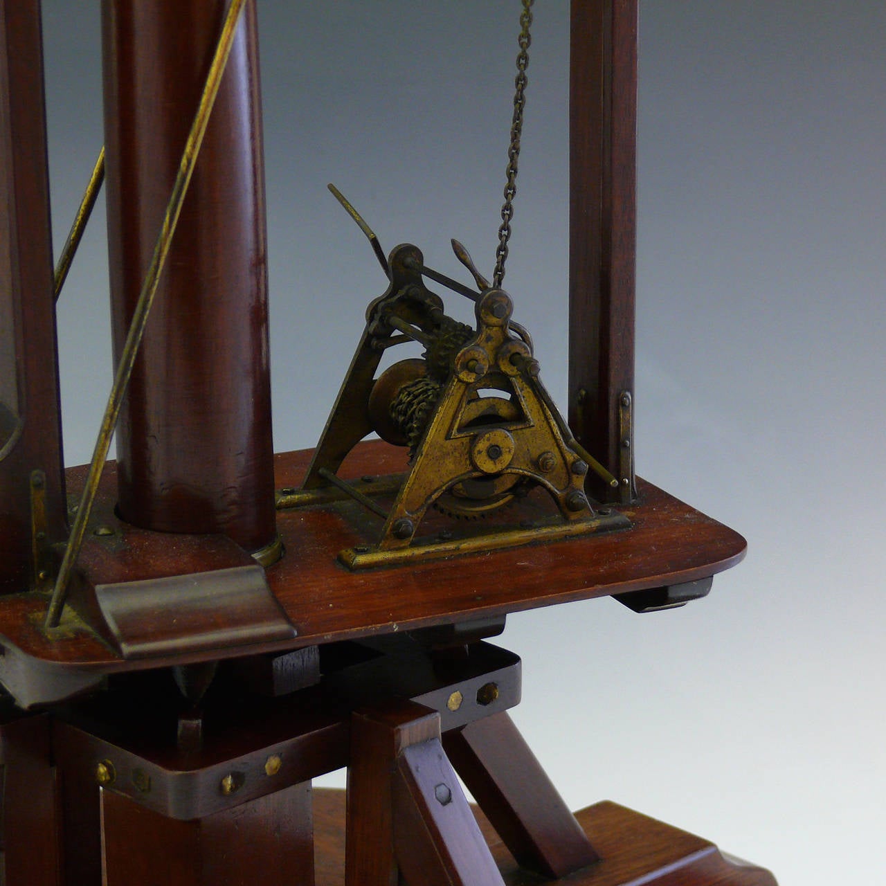 Victorian Wooden Scale Model Crane, circa 1880 For Sale at 1stDibs ...