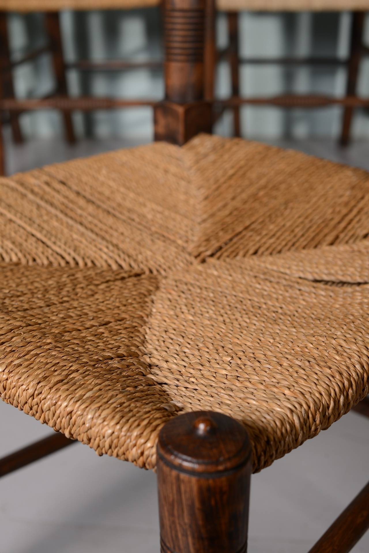 Set of Six Antique Dining Chairs by William Birch For Sale at 1stDibs