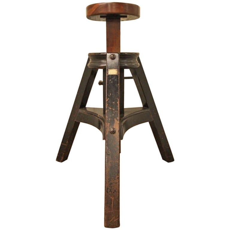 English Antique Mahogany Camera Stand at 1stDibs
