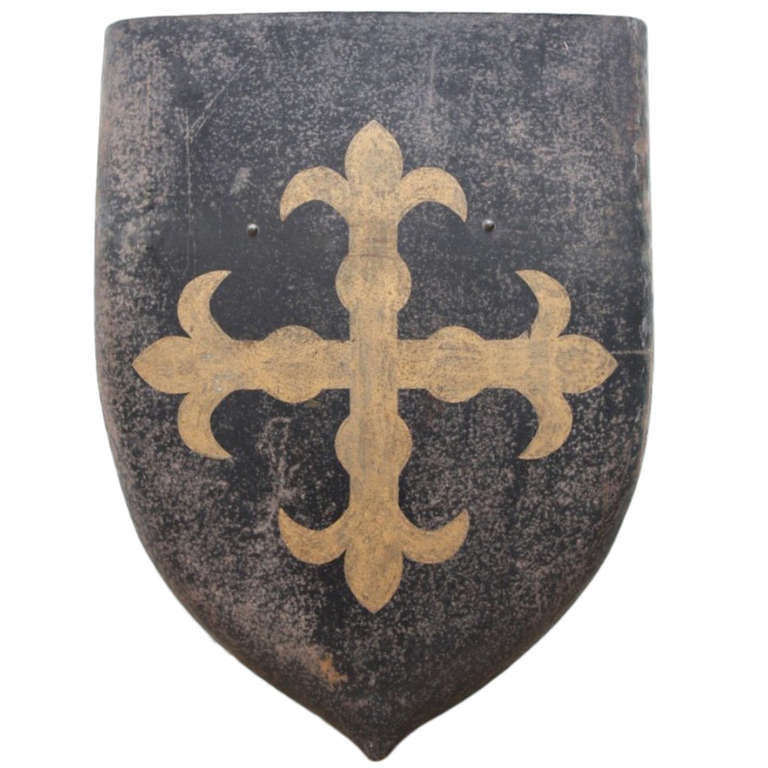 19th Century English Antique Armorial Shield at 1stDibs