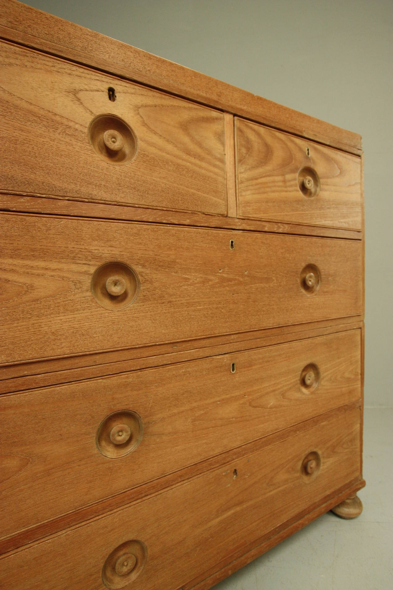 19th Century Antique Ships Chest in Teak For Sale at 1stDibs