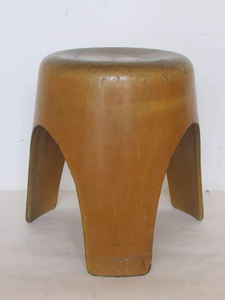 Modernist Elephant Stool at 1stDibs