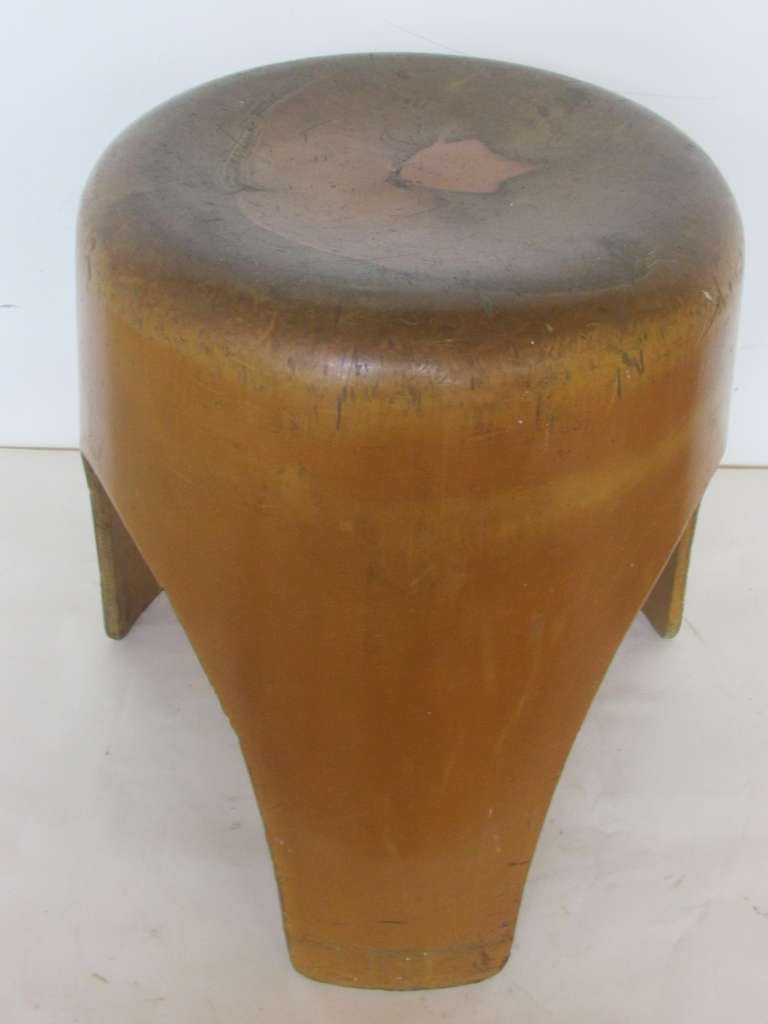 Modernist Elephant Stool at 1stDibs