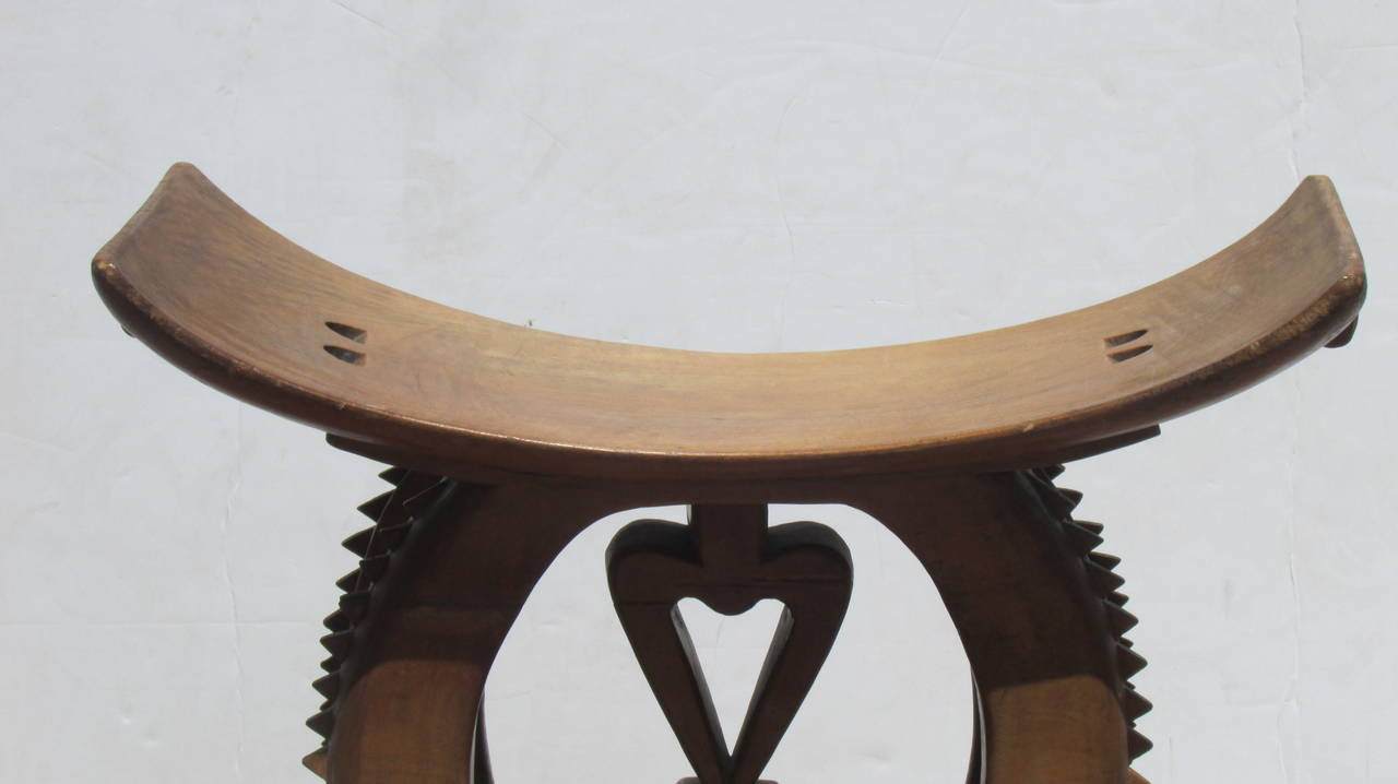 Large Old Ashanti Stool from Ghana at 1stDibs