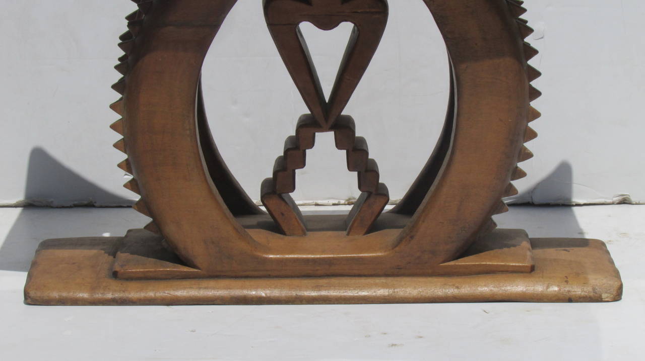 Large Old Ashanti Stool from Ghana at 1stDibs