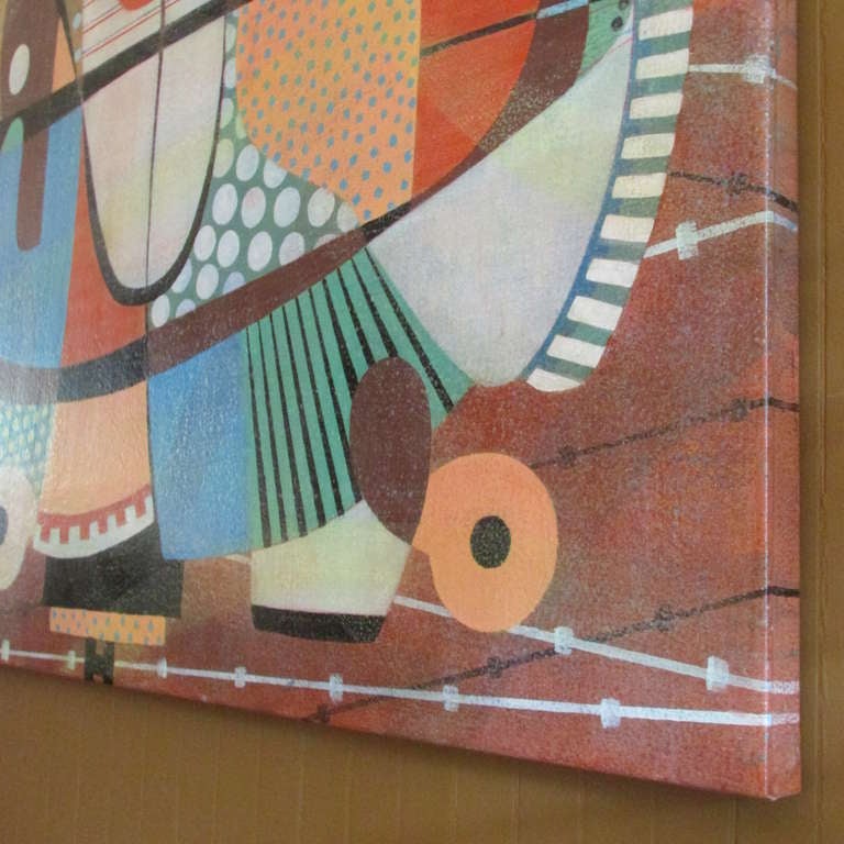 American Modernist Abstract Painting - Jane Mitchell For Sale at 1stDibs