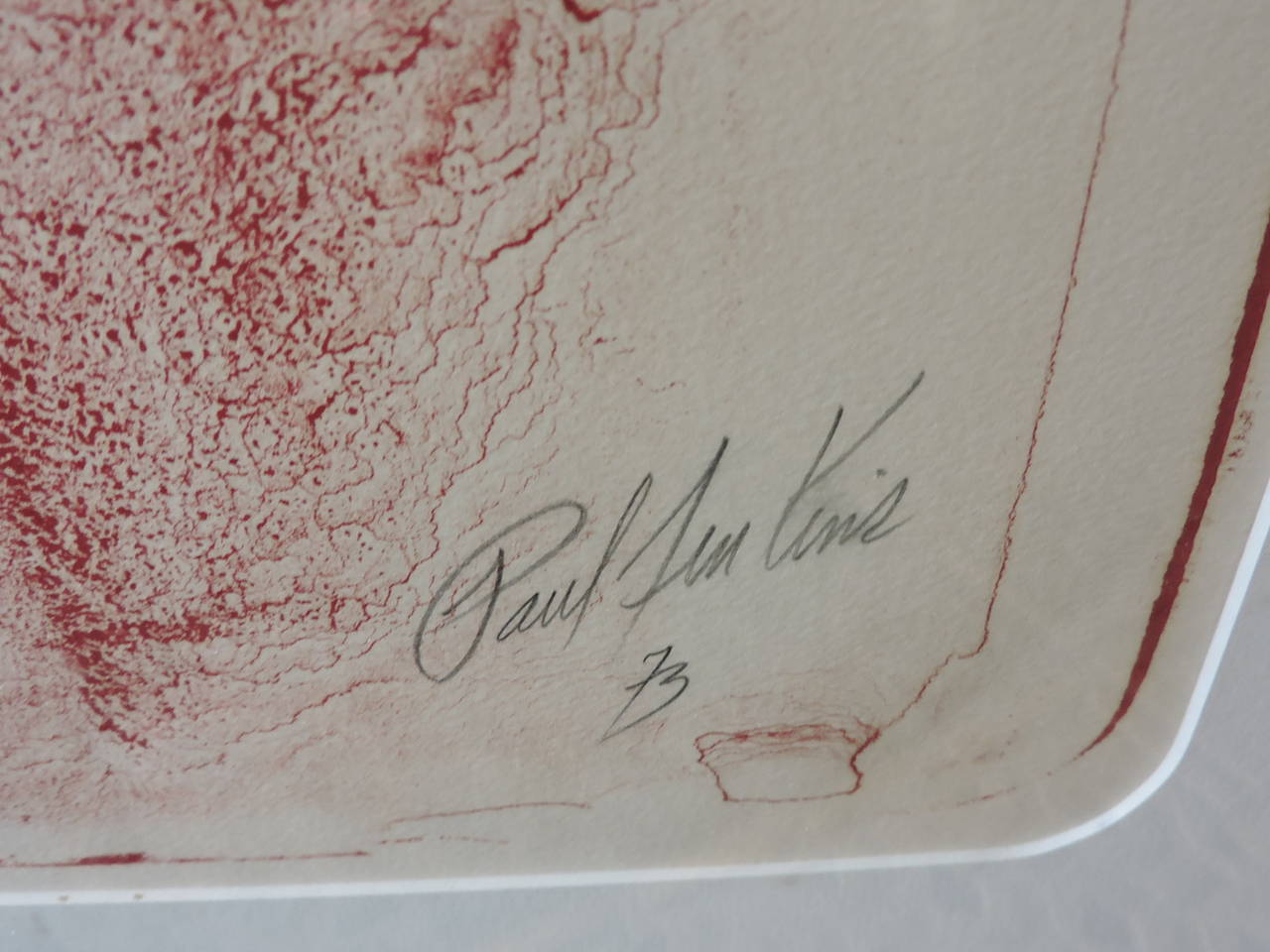 Paul Jenkins Signed and Dated Artist Proof, 1973 at 1stDibs