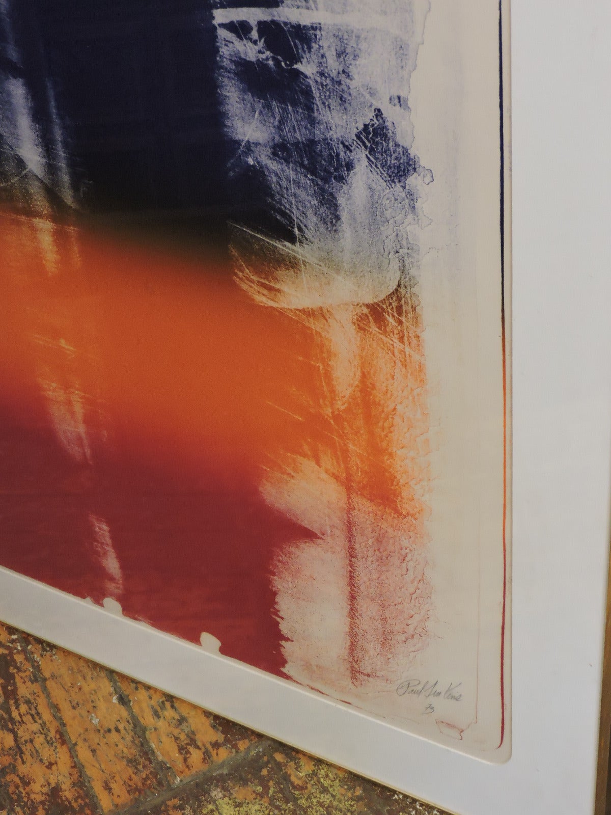 Paul Jenkins Signed and Dated Artist Proof, 1973 at 1stDibs